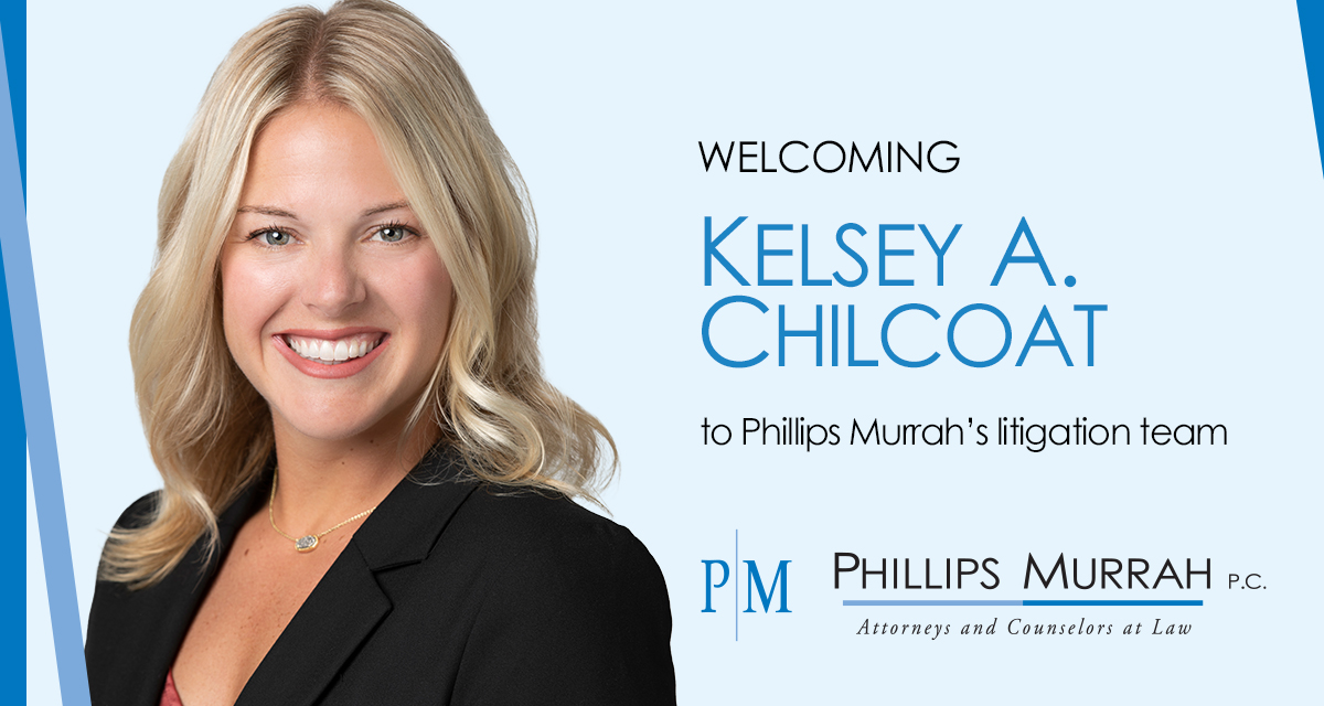Kelsey A. Chilcoat joins Phillips Murrah's legal team in Oklahoma ...