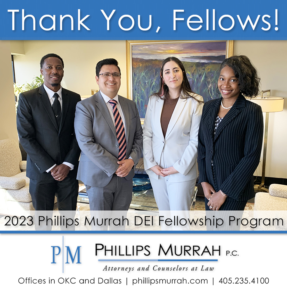Phillips Murrah Diversity Fellowship Program Educates Law Students