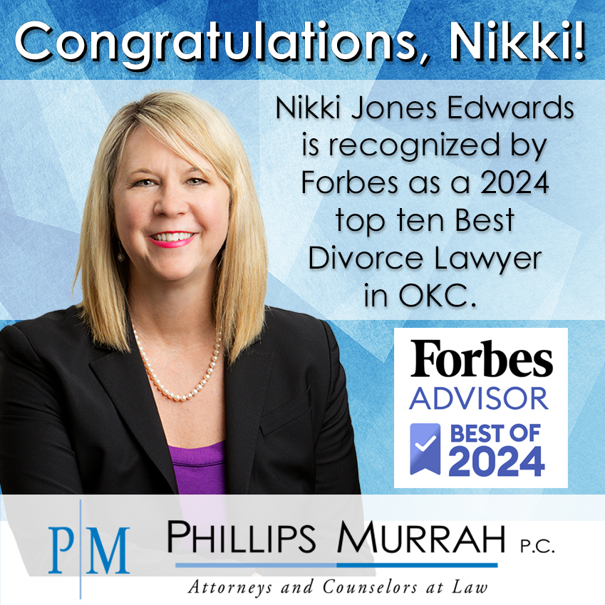 Nikki Edwards recognized by Forbes as a 2024 Best Divorce Lawyer in OKC ...