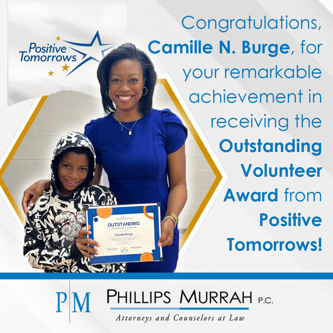 Phillips Murrah congratulates Attorney Camille N. Burge on her Positive ...