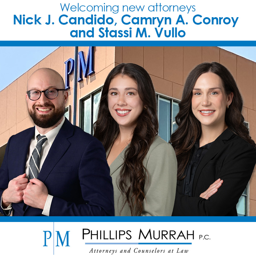 Phillips Murrah Welcomes Three New Attorneys: Nick J. Candido, Camryn A ...