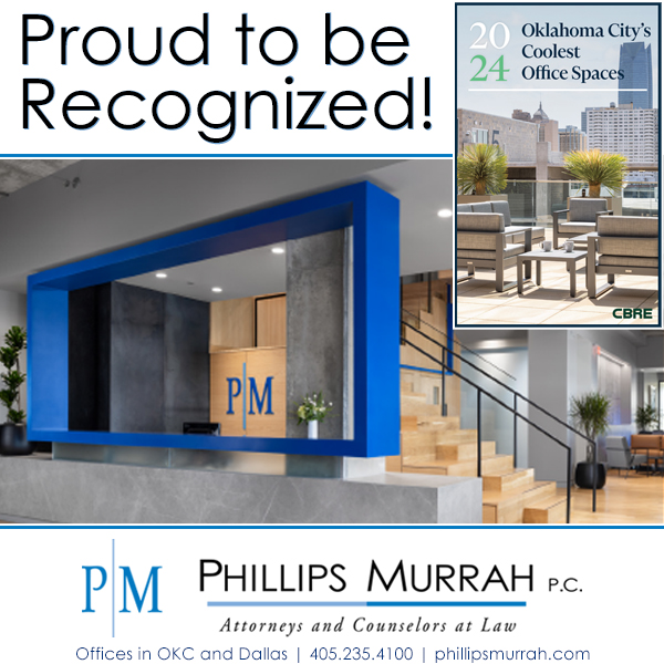 Phillips Murrah featured in 2024 Oklahoma City's Coolest Office Spaces ...